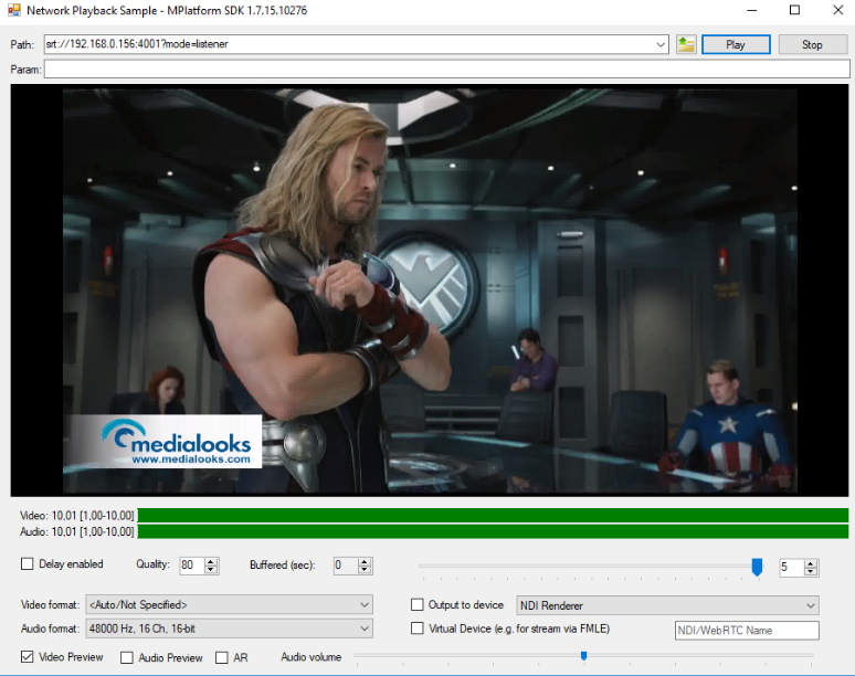 SRT streaming – Medialooks Help Center