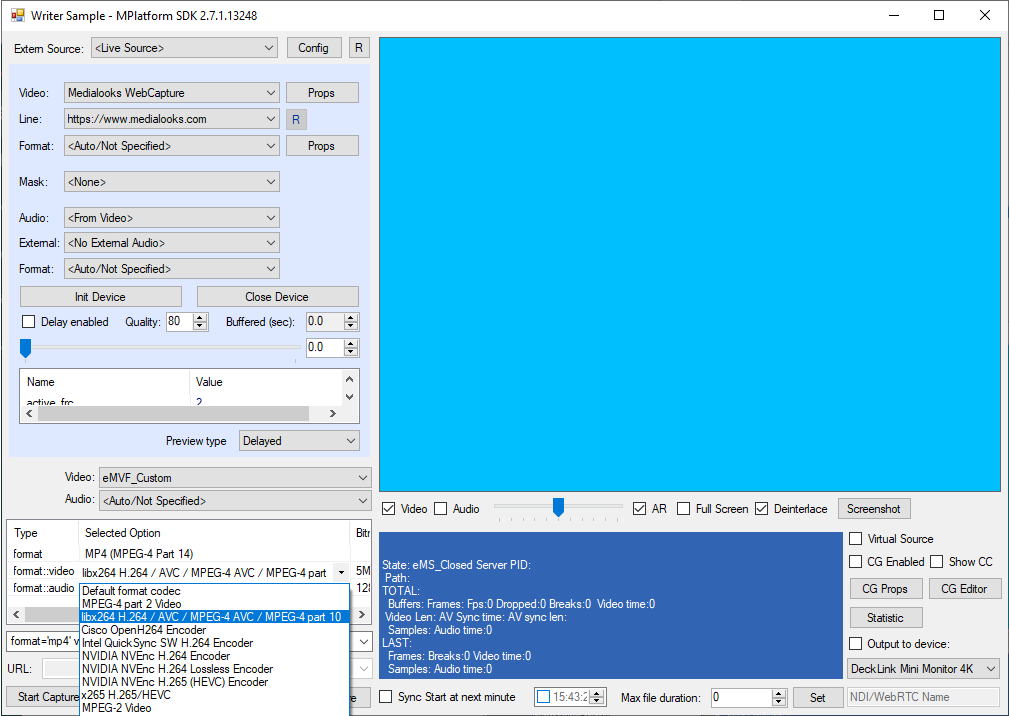 Adding GPL libx264/265 codecs to MFormats and MPlatform SDKs – Medialooks Help Center